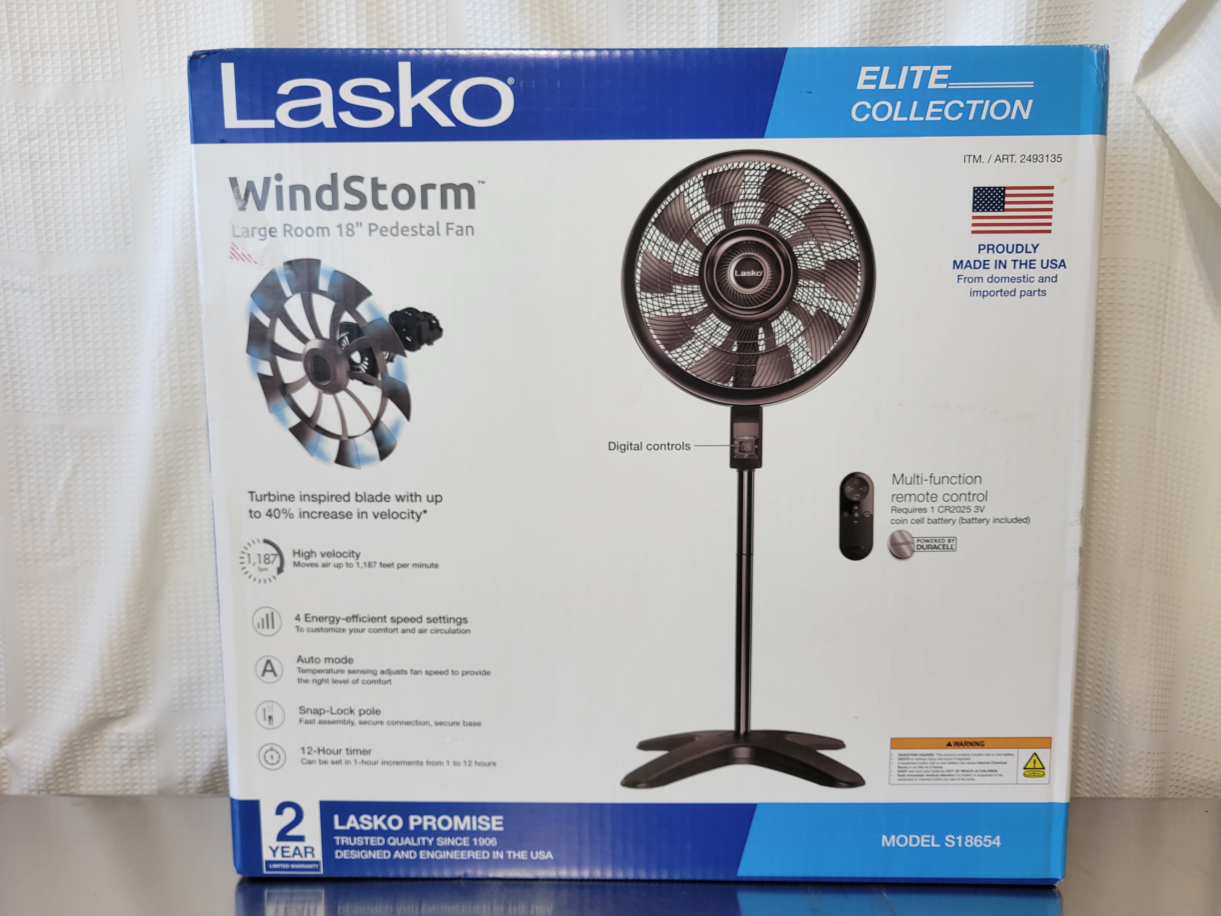 Lasko 18" Pedestal Fan – Hidden Haul